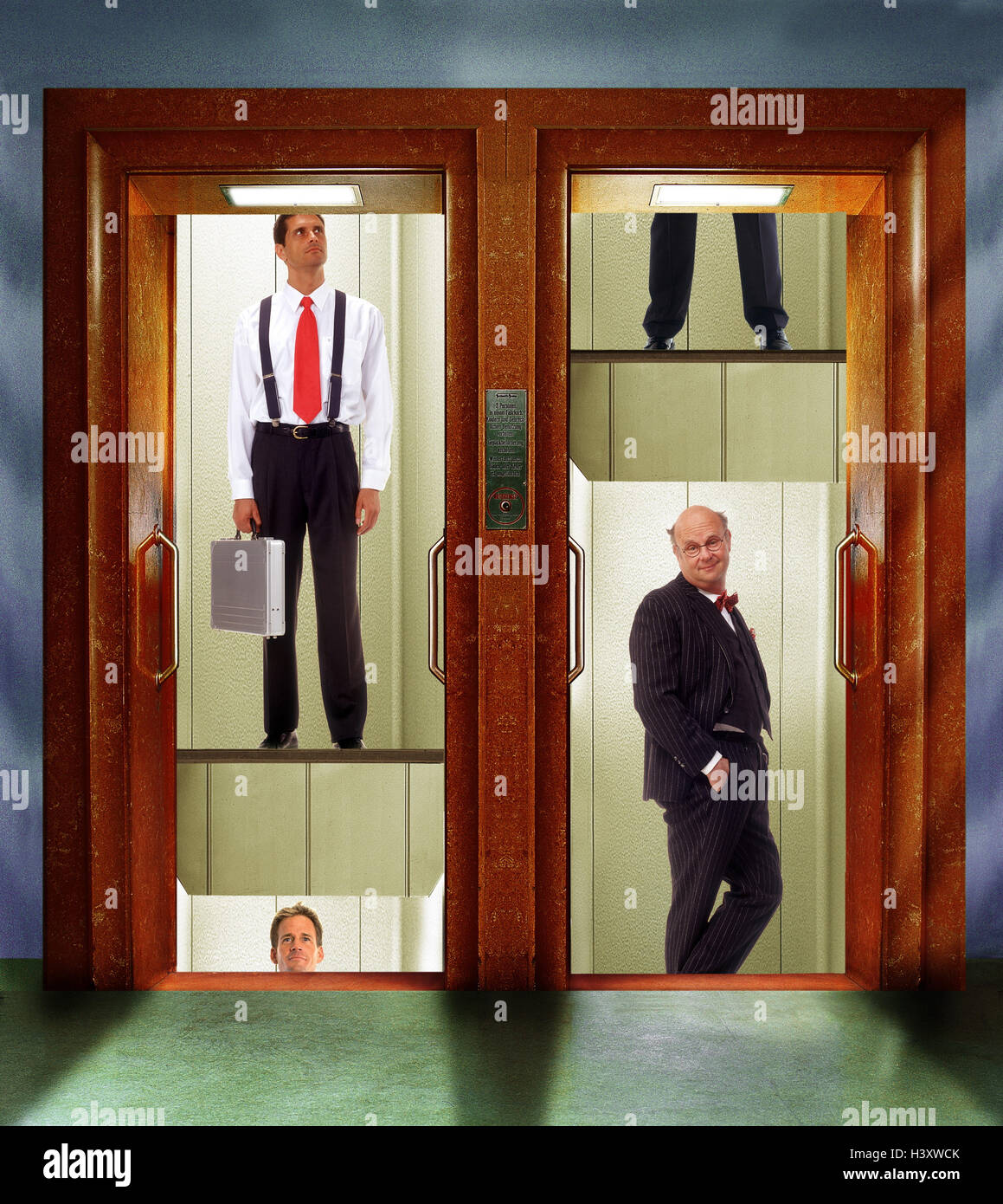 Paternoster lift hi-res stock photography and images - Alamy