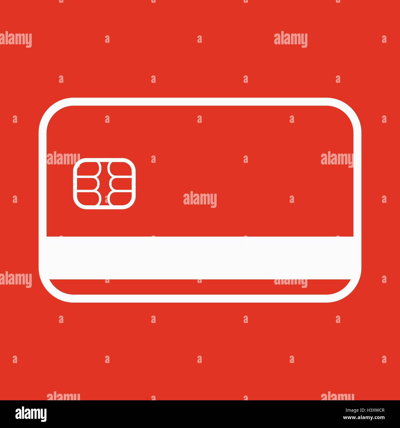 The credit card icon. Bank Card symbol Stock Vector Image & Art - Alamy