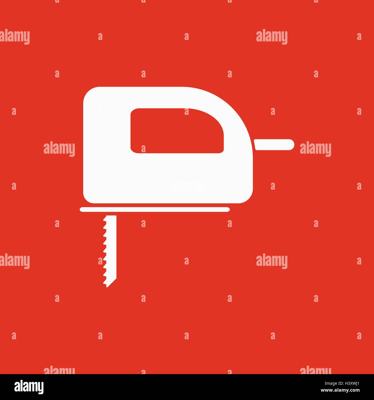 The fretsaw icon. Fretsaw symbol. Flat Stock Vector Image & Art - Alamy