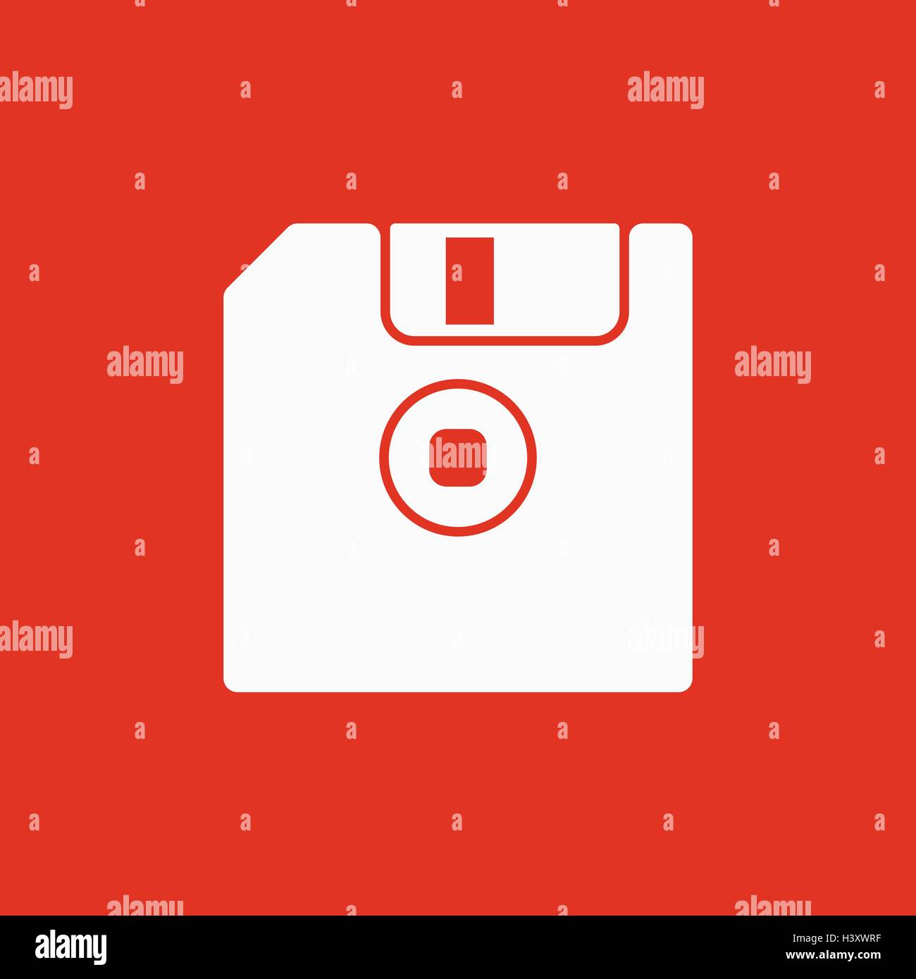 The floppy disk icon. Diskette symbol. Flat Stock Vector Image & Art ...