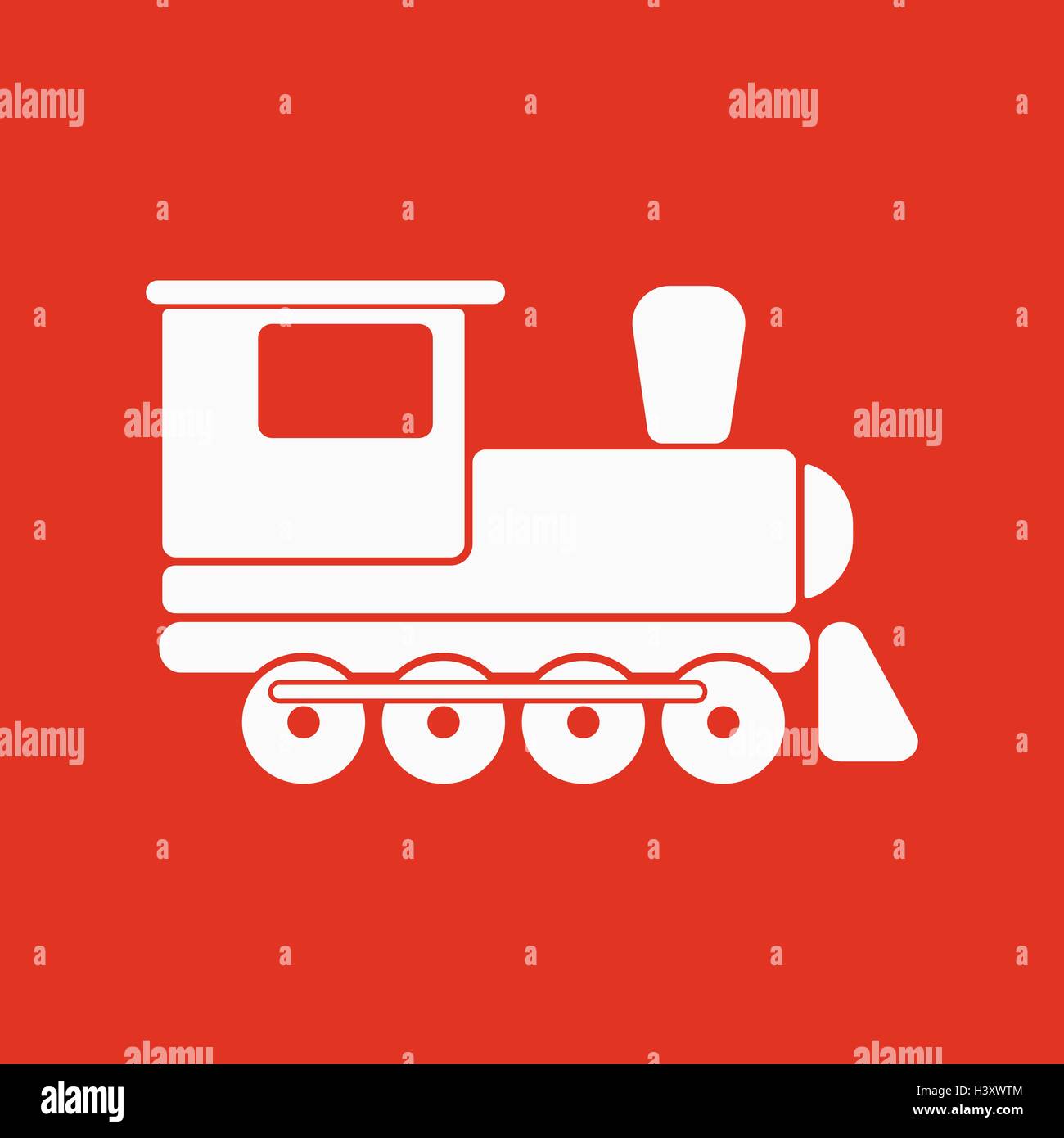 Steam Locomotive Front View Stock Vector Images - Alamy