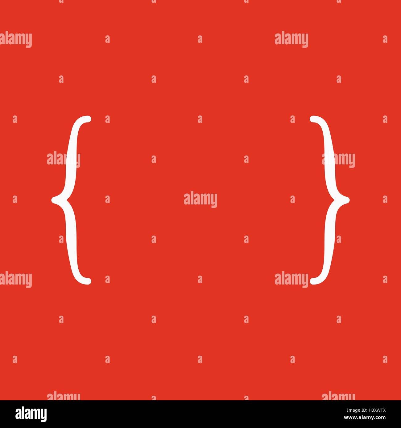 Curly bracket hi-res stock photography and images - Alamy