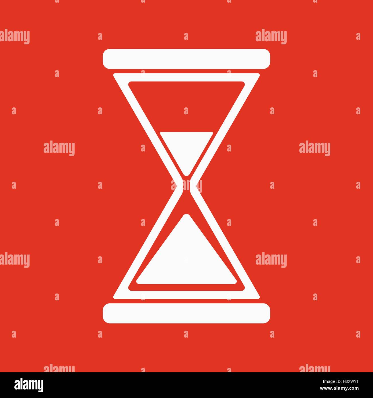 The hourglass icon. Clock symbol. Flat Stock Vector Image & Art - Alamy