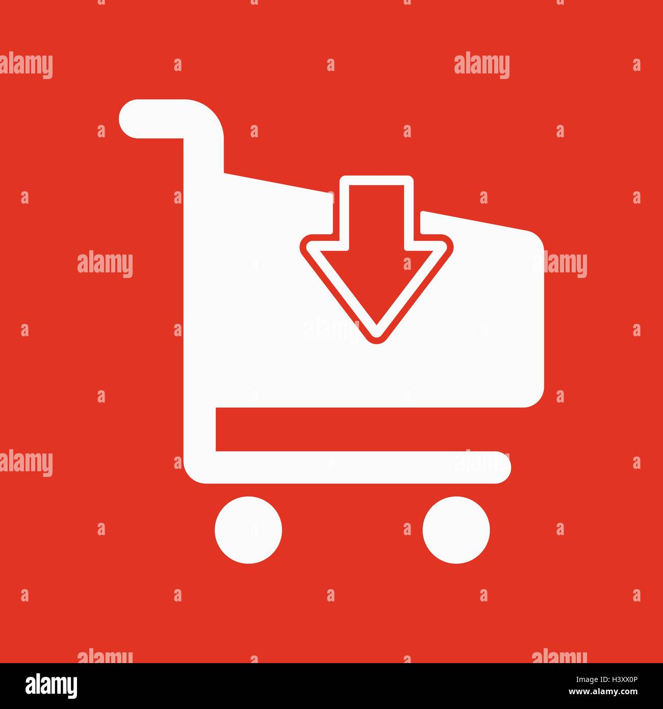 The cart shoping icon. Shop Cart symbol. Flat Stock Vector Image & Art ...