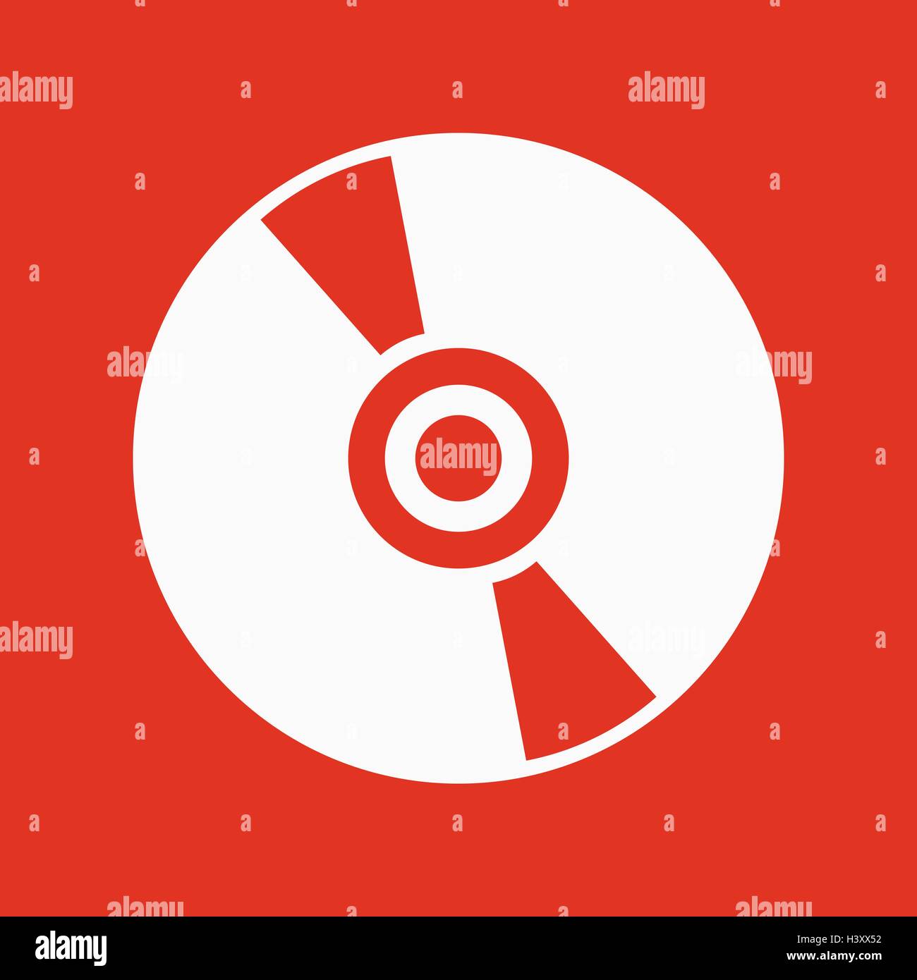 The cd icon. Compact disk symbol. Flat Stock Vector Image & Art - Alamy