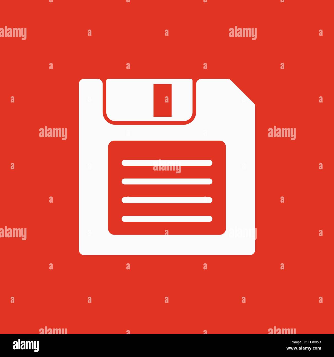 The floppy disk icon. Diskette symbol. Flat Stock Vector Image & Art - Alamy