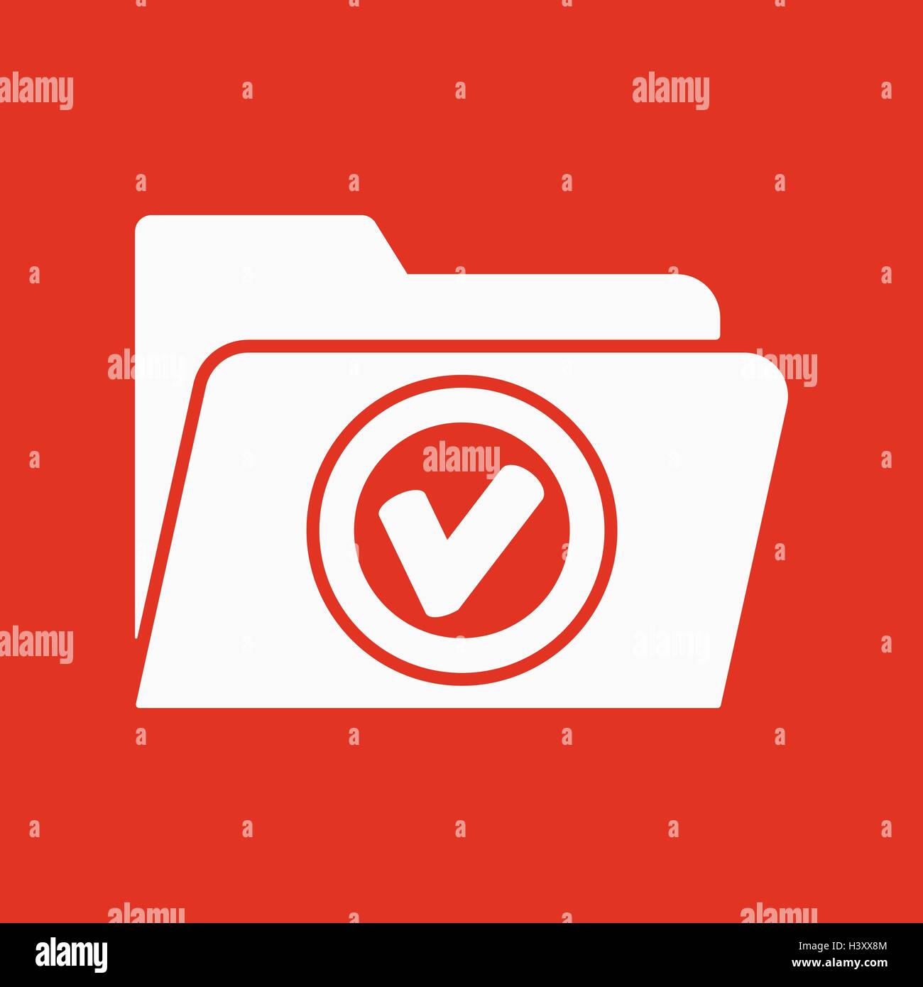 The folder icon. File symbol. Flat Stock Vector Image & Art - Alamy The folder icon. File symbol. Flat Stock Vector Image & Art - Alamy
