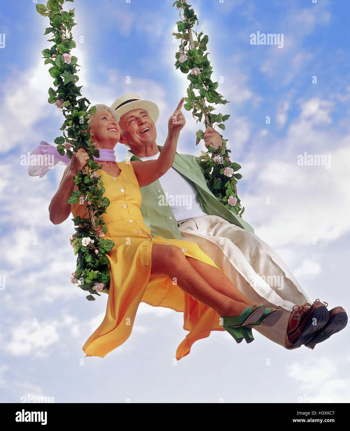 Swing Old Couple High Resolution Stock Photography and Images - Alamy