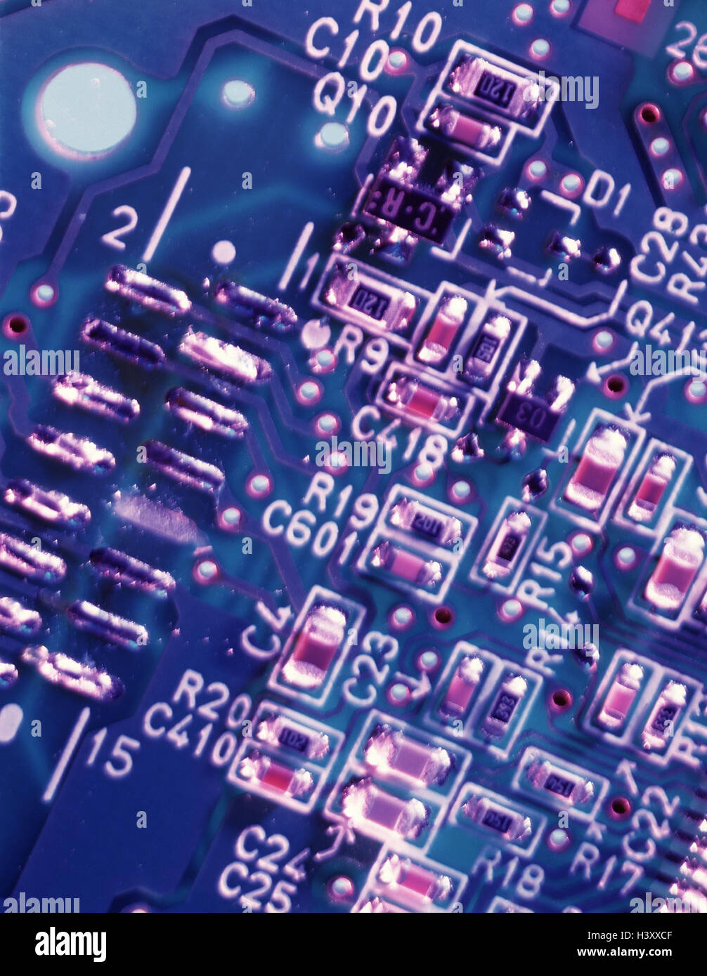 Electronics, board, detail, electronics, electrical engineering ...