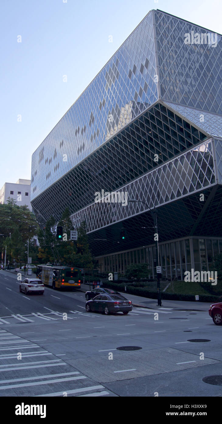 Seattle central library architecture hi-res stock photography and ...