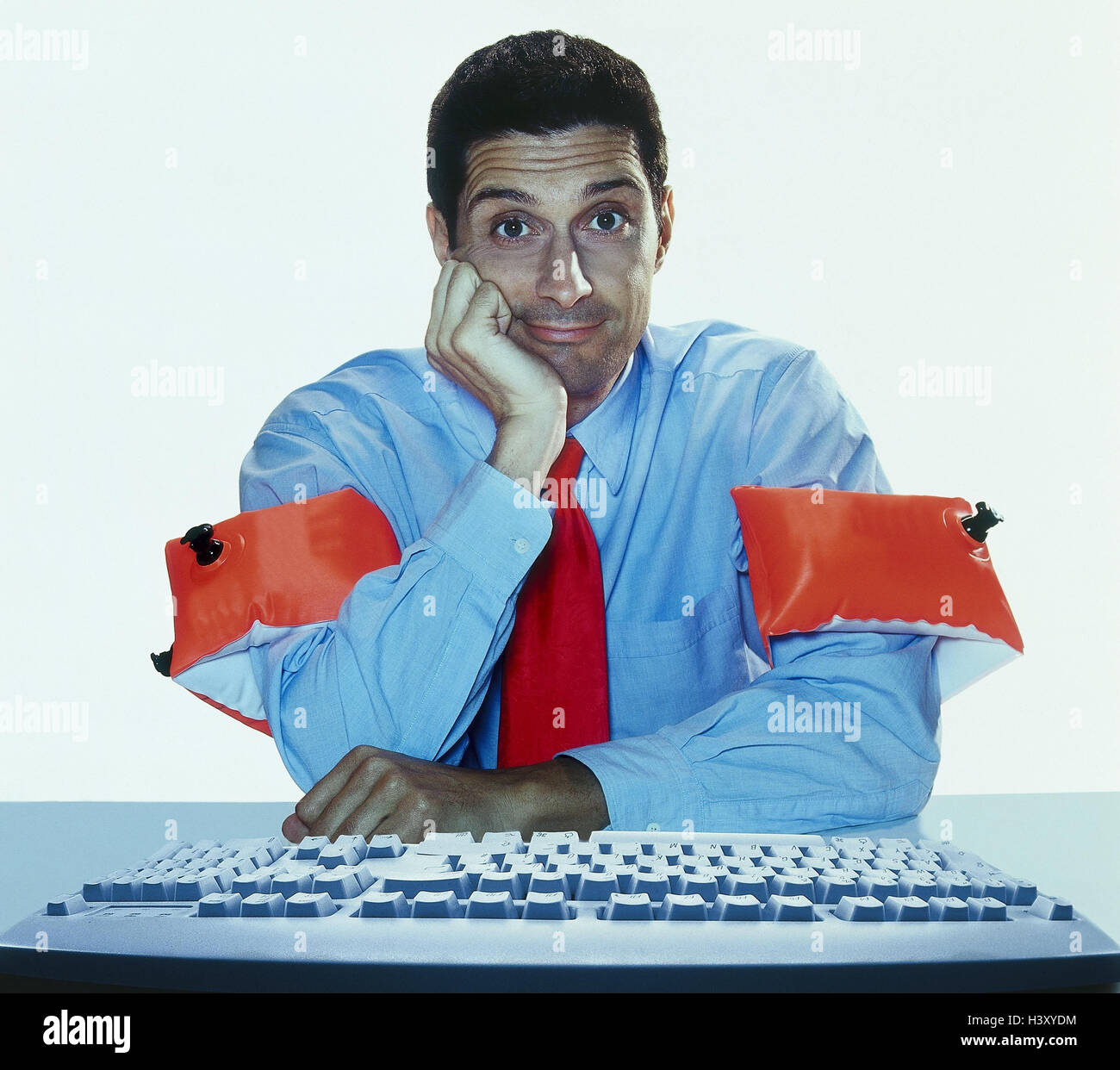 Man, swimming wing, computer, icon, beginner, "newbie" novice, beginner ...