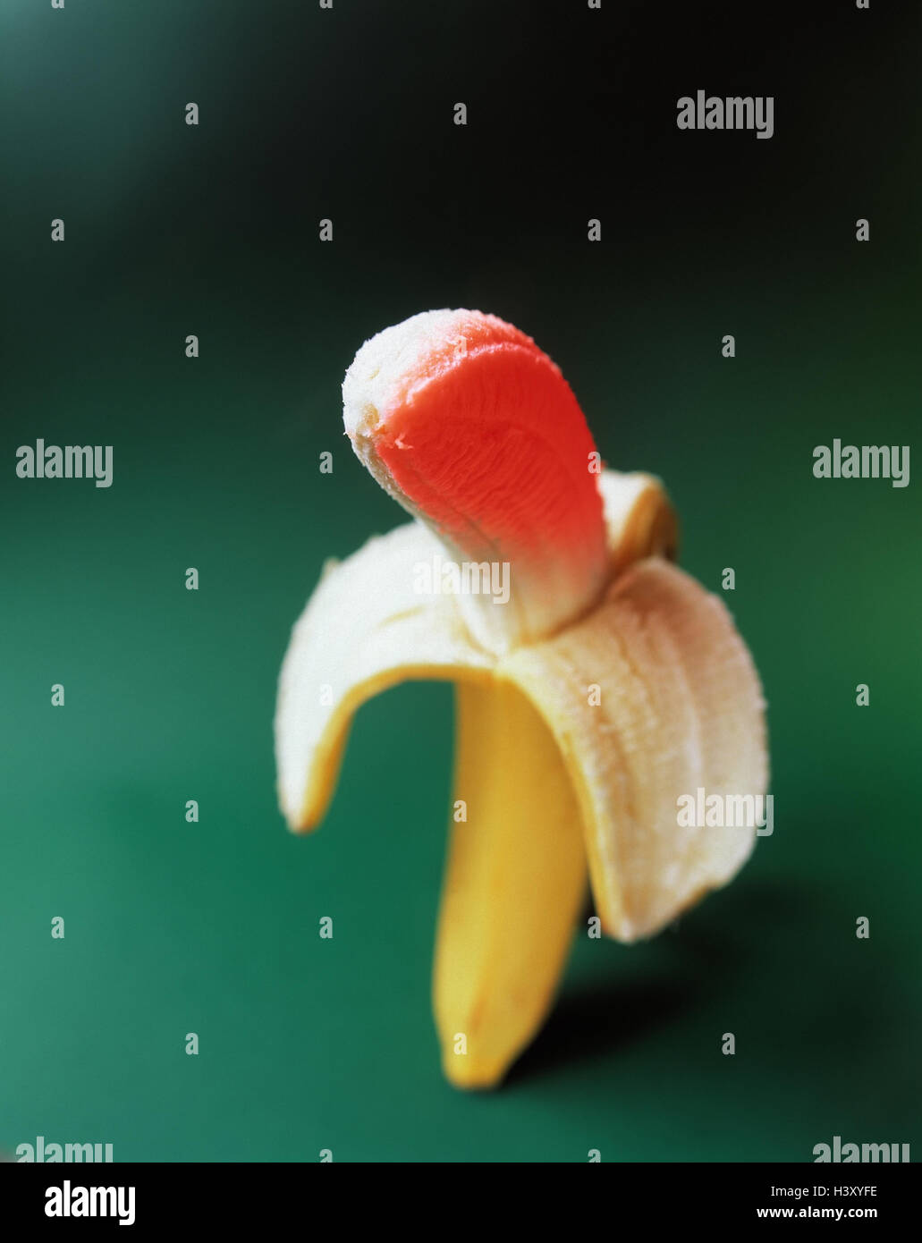 Banana, Musa spec., peeled, Still life, food, eat, fruit, fruit ...