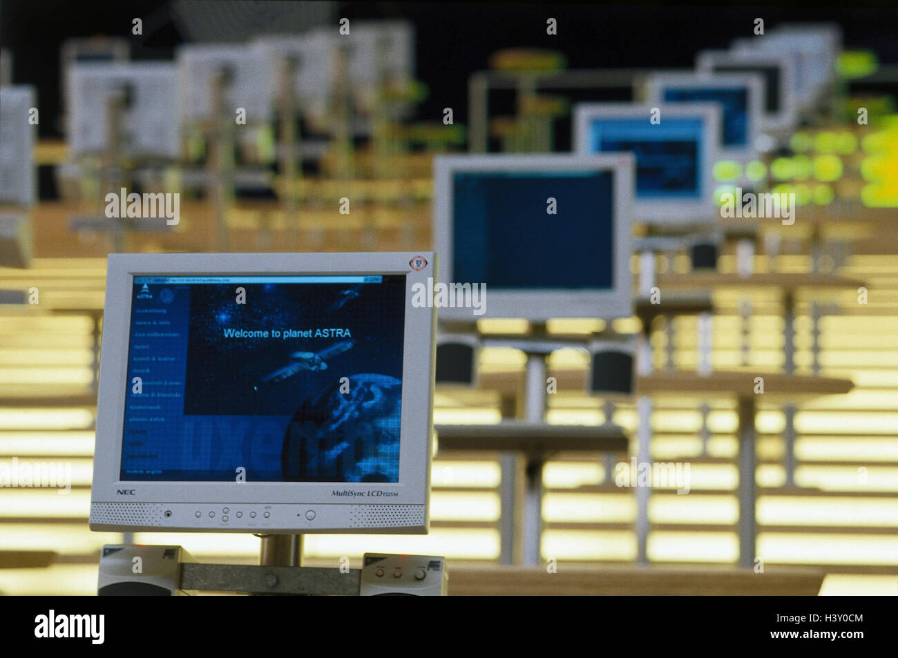 Computer science, training room, to monitor, education, education ...