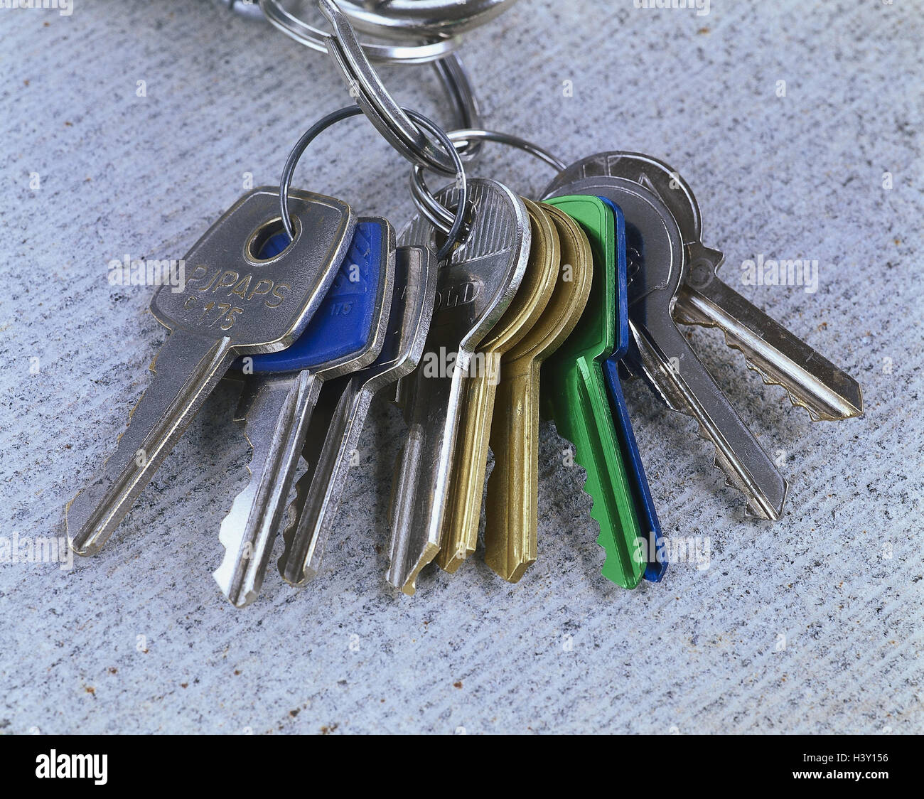 Key bundle, detail, key, differently, makes, colours, sizes ...