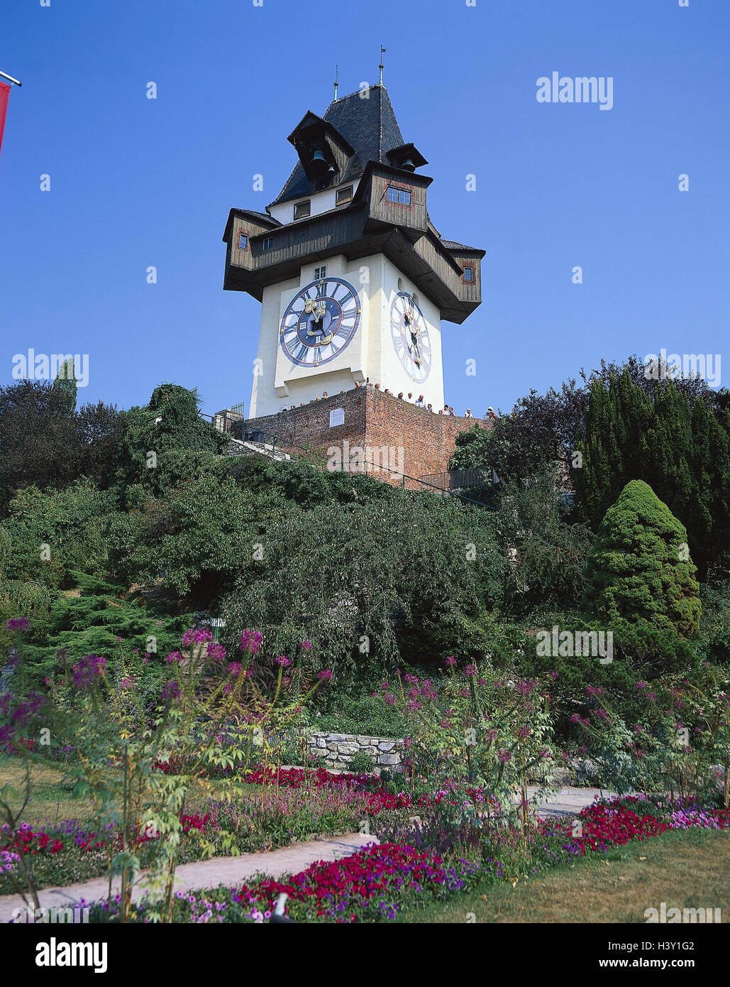 Schlossberg castle in graz hi-res stock photography and images - Alamy
