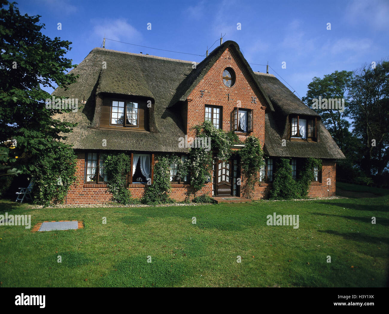 Germany, the North Frisians, Sylt, Keitum, residential house, thatched ...