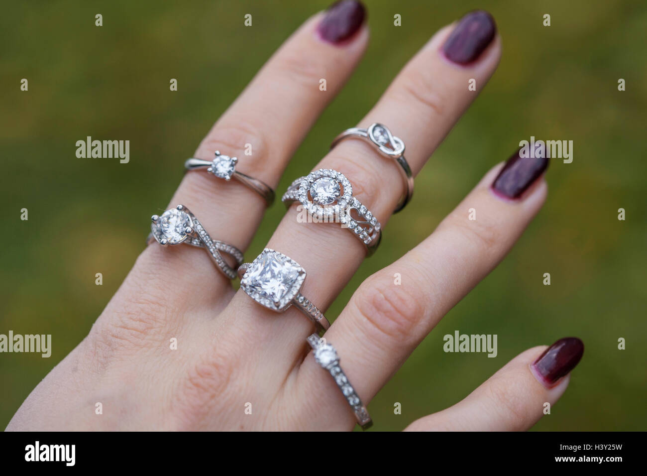 Luxury rings hi-res stock photography and images - Alamy