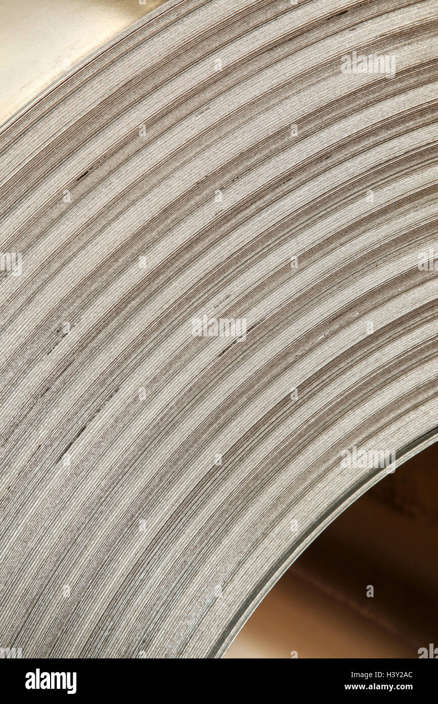 Rolls of steel sheet Stock Photo - Alamy