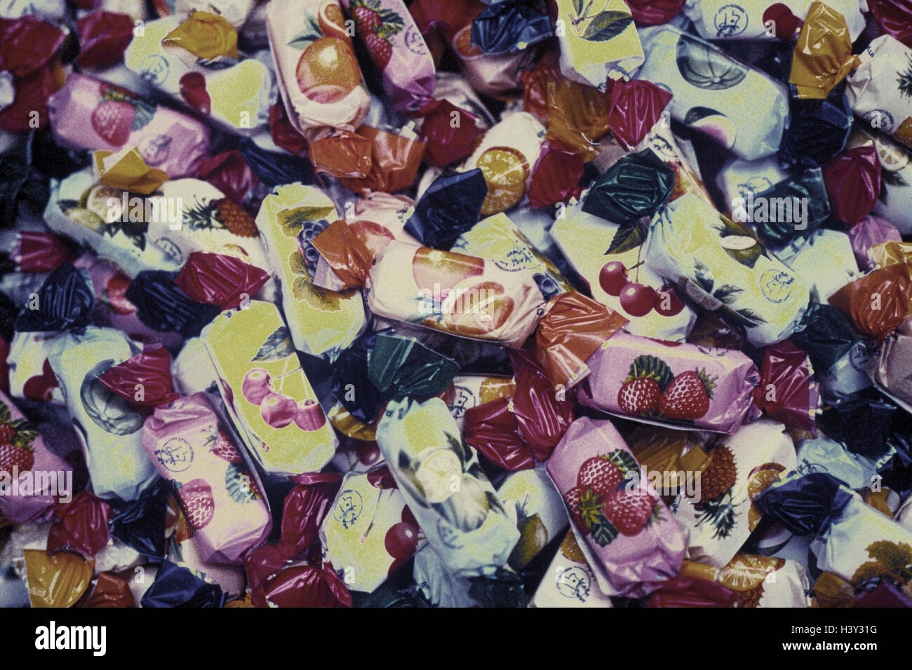 Sweets, fruit drops, differently, Still life, candy, sweet, sales ...