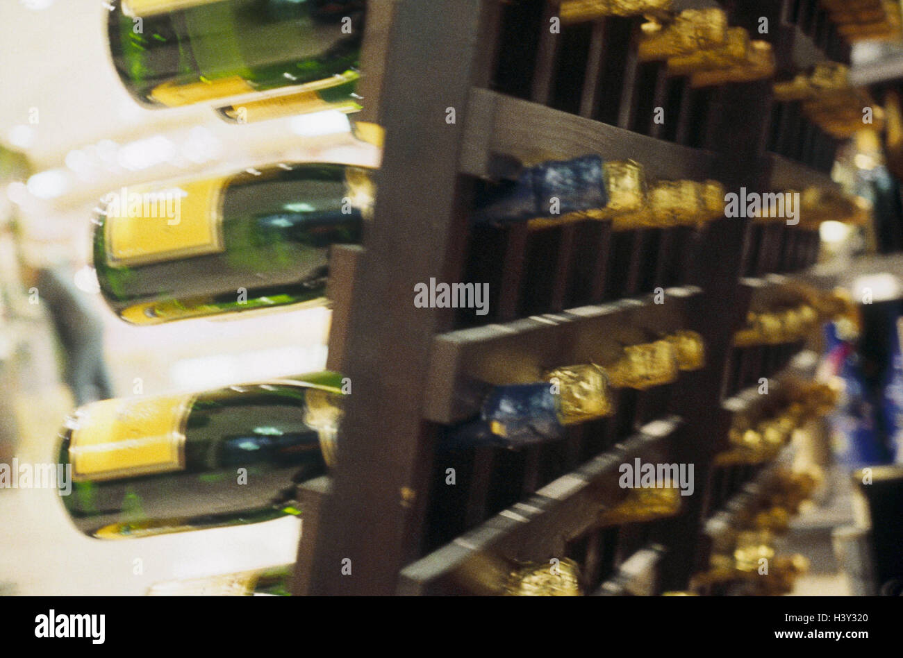 Wine shelf, detail, wine Bottles, wines, Still life, product ...