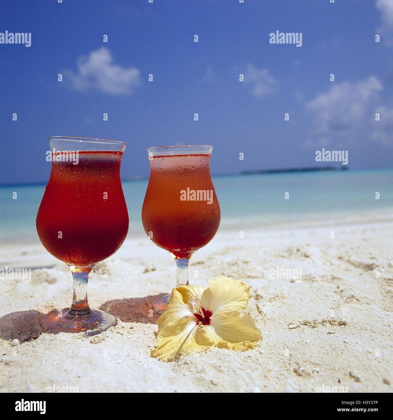 Teaser, vacation, sandy beach, cocktails summer vacation, beach holiday ...