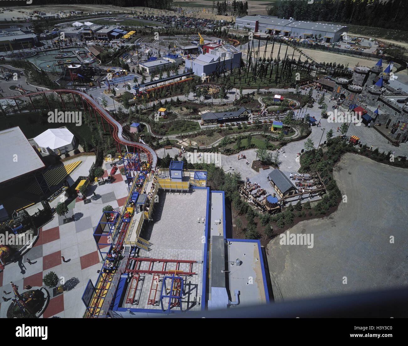 Germany, castle Günz, Lego country, minicountry, park overview only ...