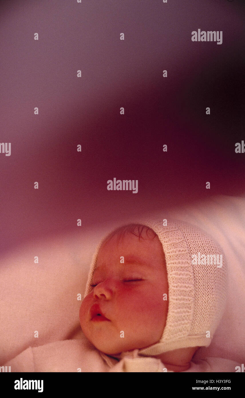 Baby, cord cap, sleep, sleep off detail, infant, child, infant, newborn ...