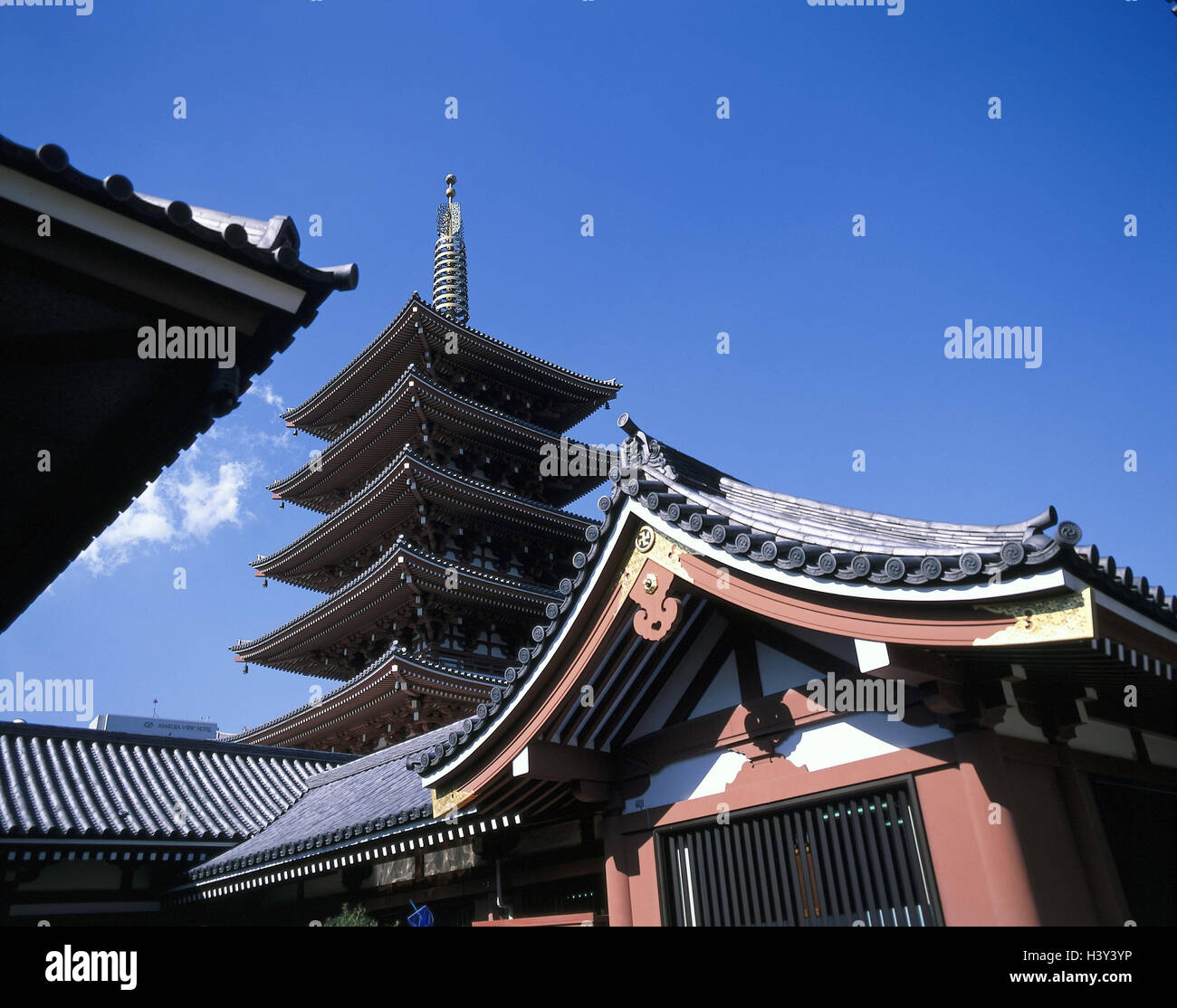 Japan, Honshu, Tokyo, Asakusa, Senso-Ji temple, detail, Asia, Tokyo ...