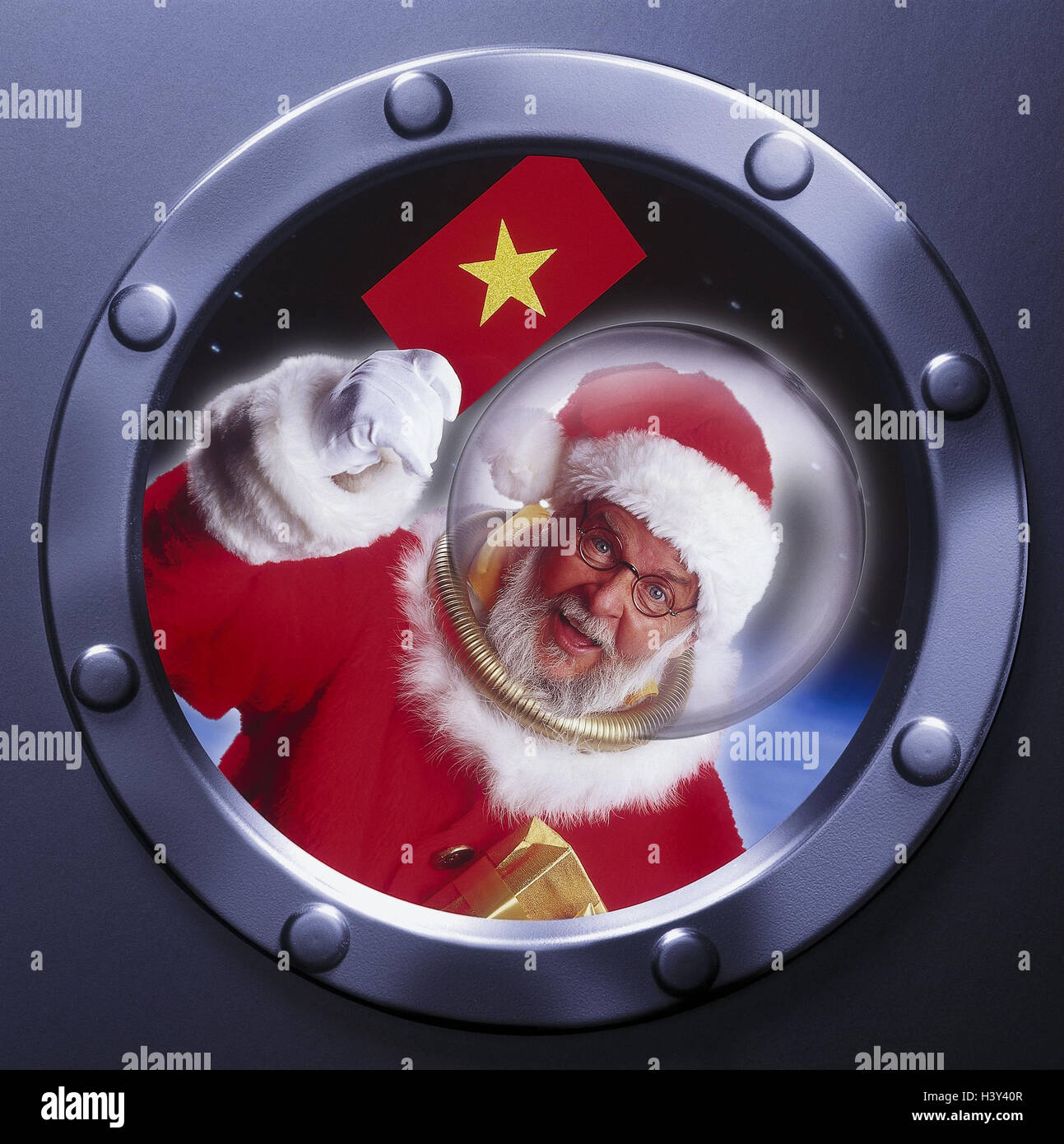 Space Shuttle Theme Santa Claus
