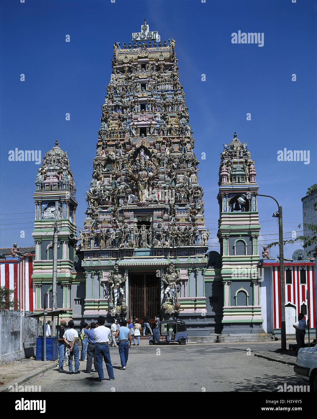 Sri Lanka, Colombo, new Hindu's temple, "Colombo II", Ceylon, capital ...