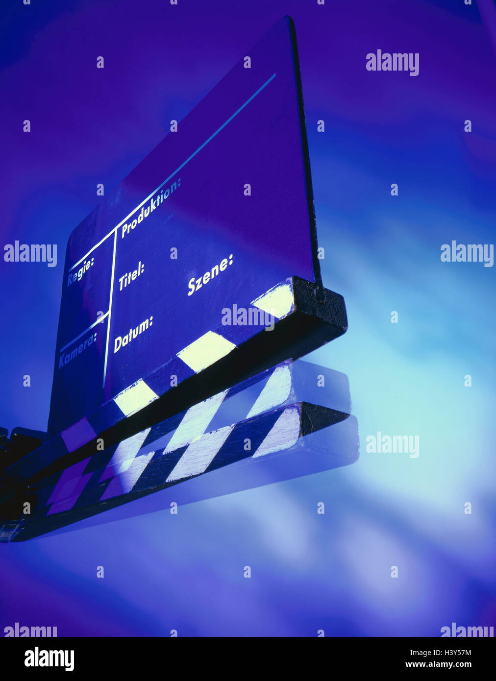 Clapper board for of a film take Stock Photo - Alamy