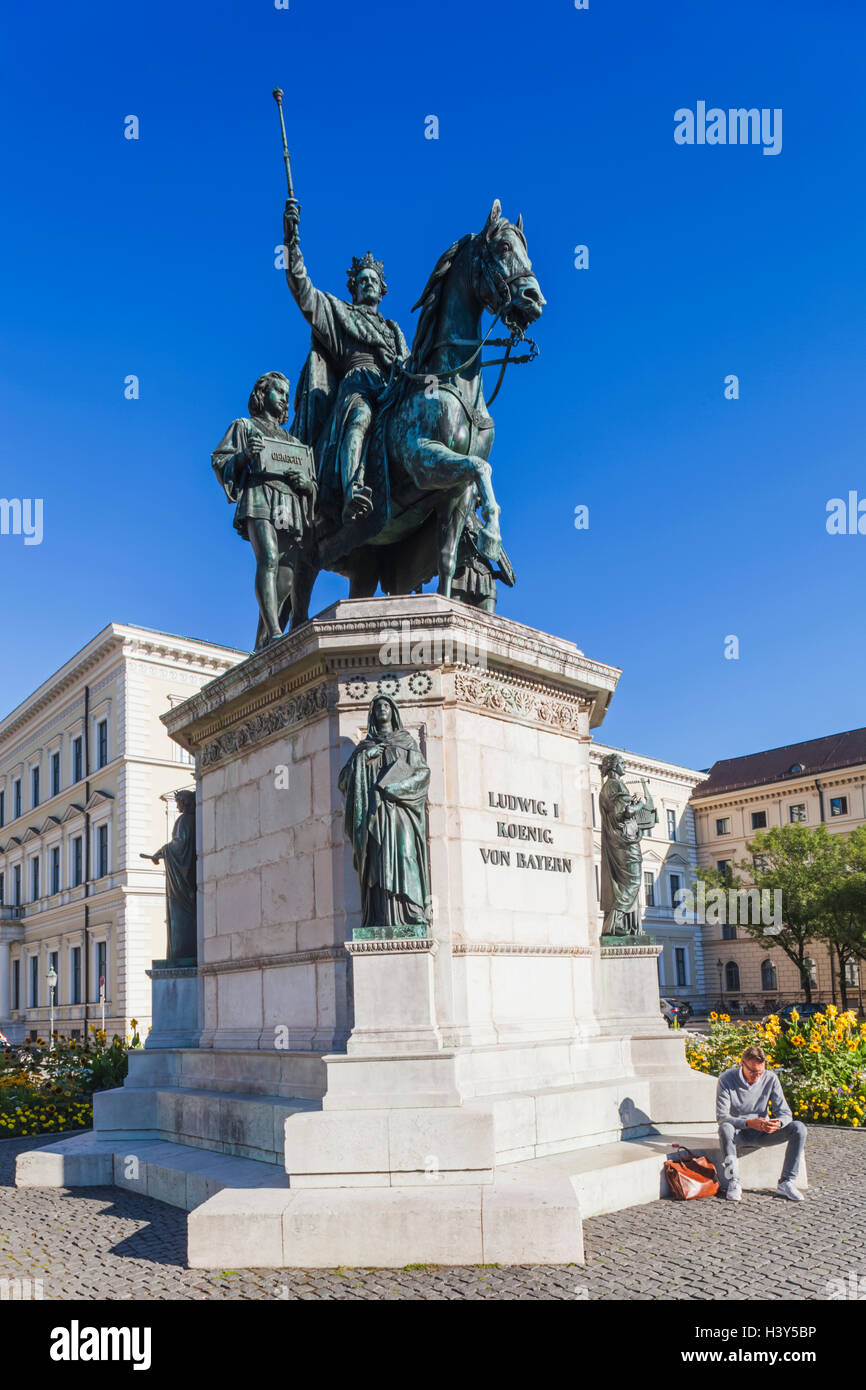 Statue Of King Ludwig I Of Bavaria High Resolution Stock Photography ...