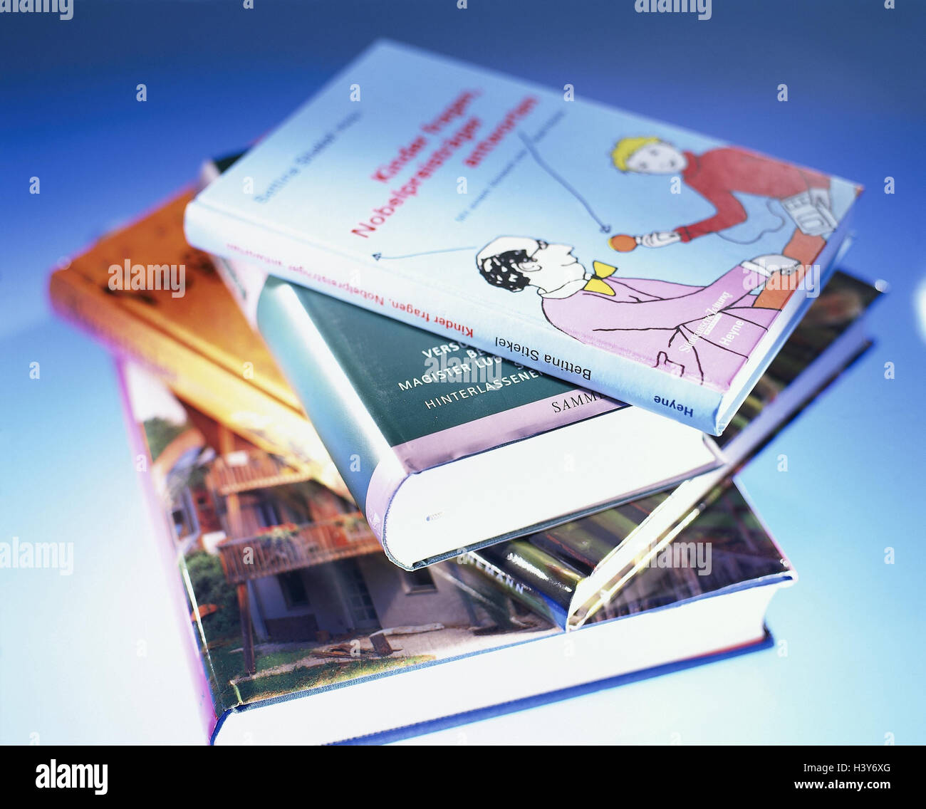 Books, about one another, books, children's books, batches, stacked ...