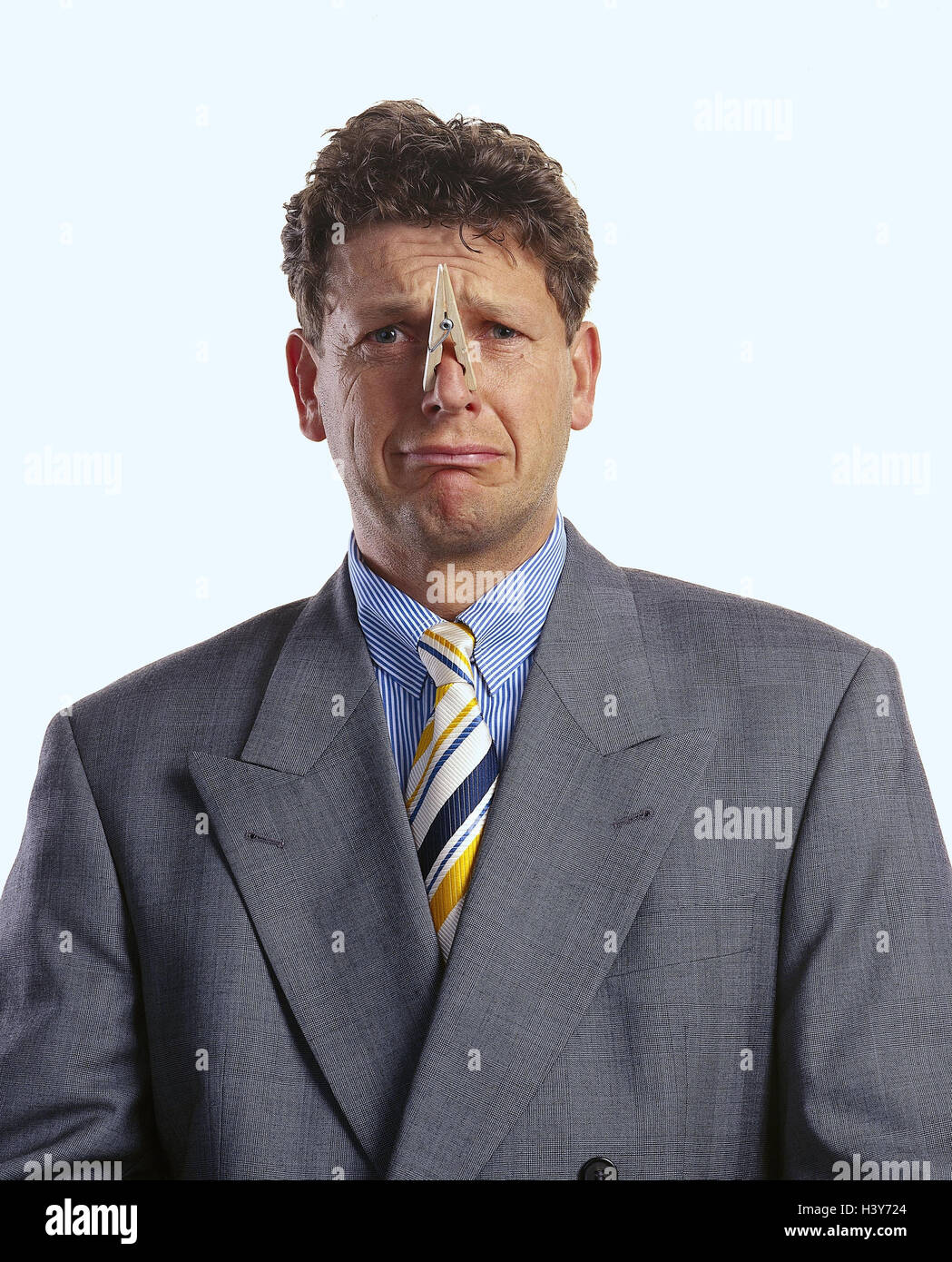 Peg on nose hi-res stock photography and images - Alamy