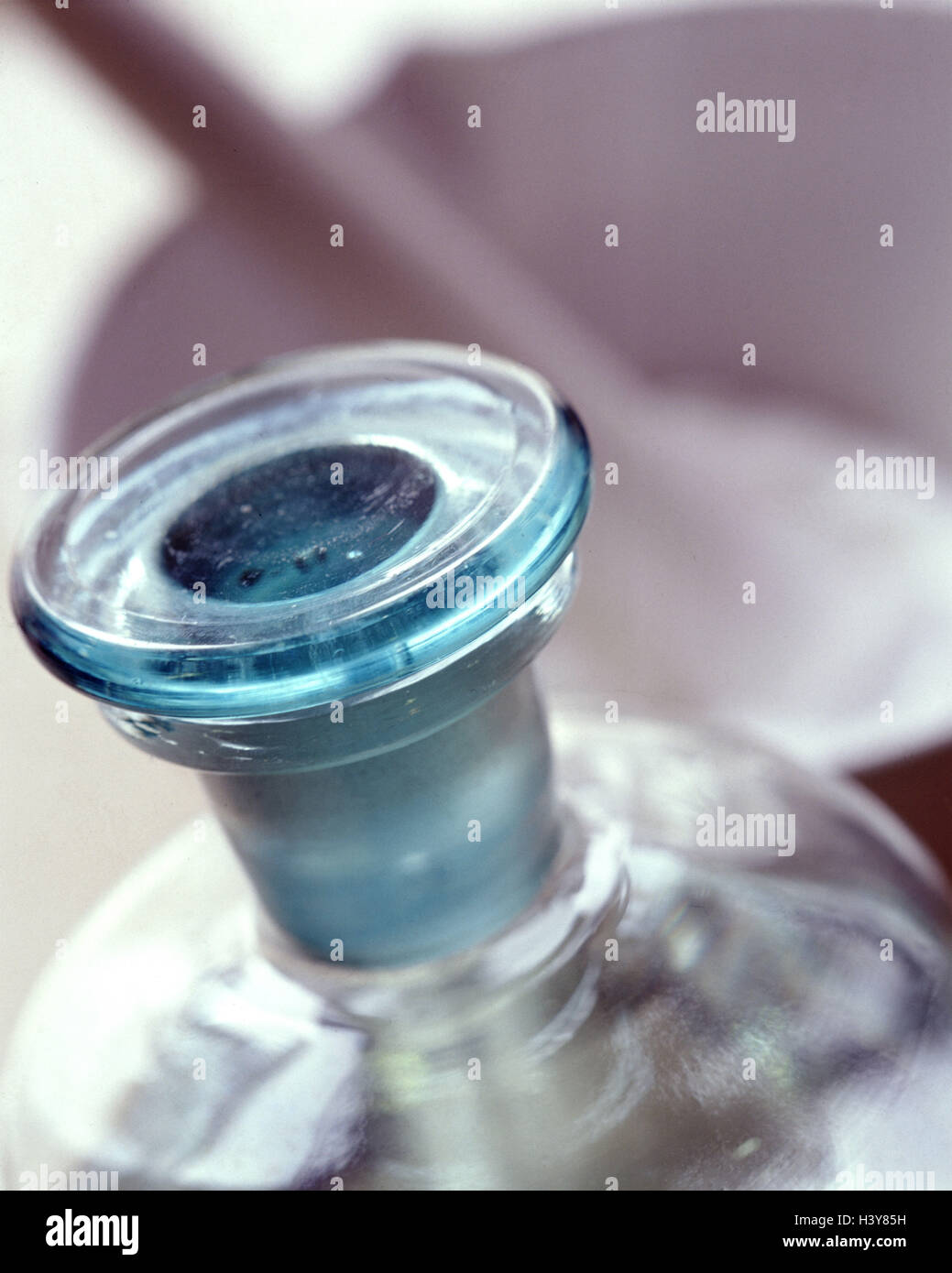 Laboratory vessel, glass Bottle, Detaill, chemist's shop, laboratory ...