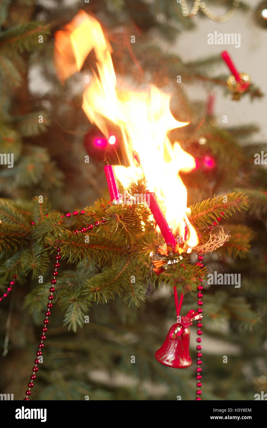 Christmas tree, blast, detail Stock Photo - Alamy