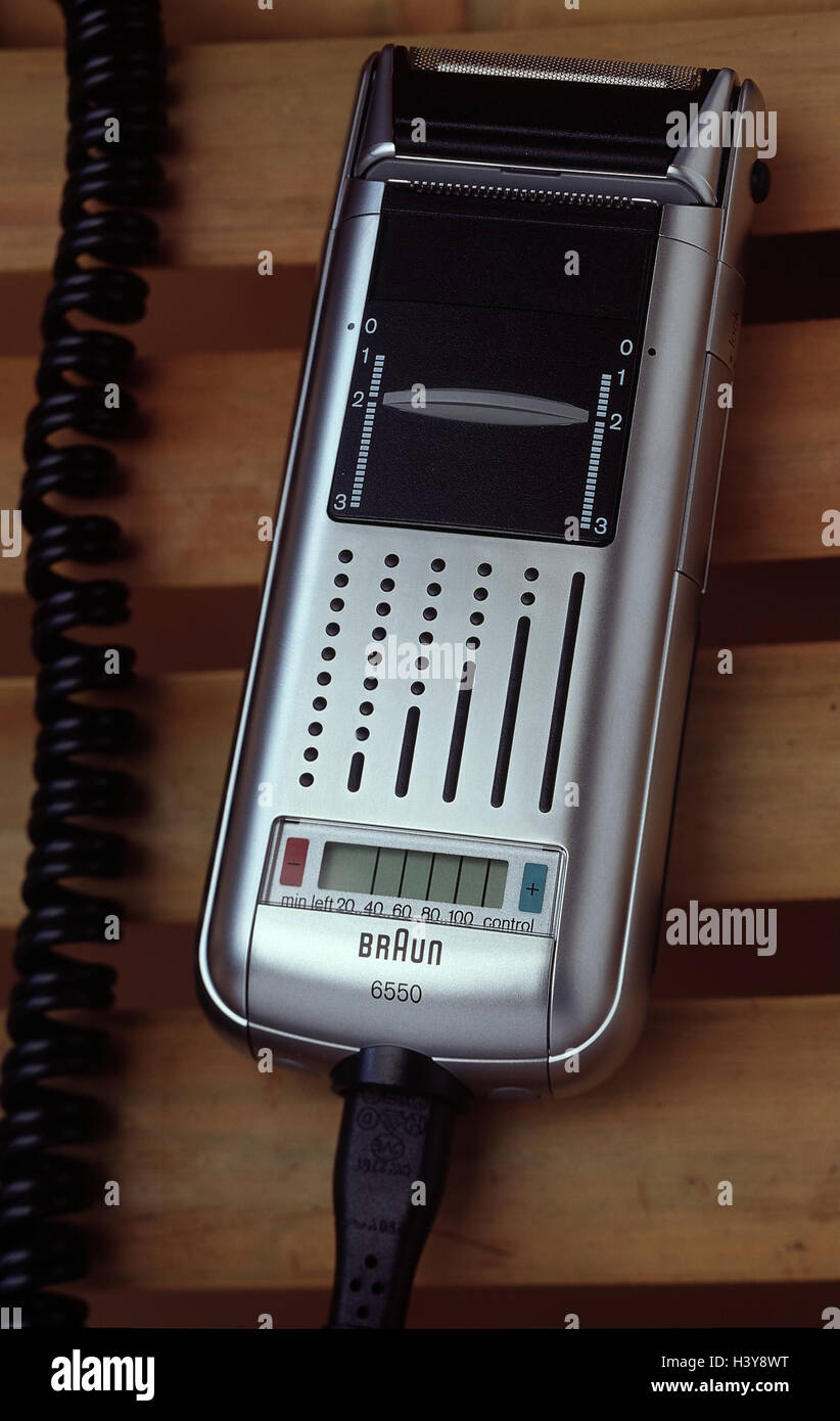 Razor, electrically, producers, Braun, model, in 6550, inside, shaver ...