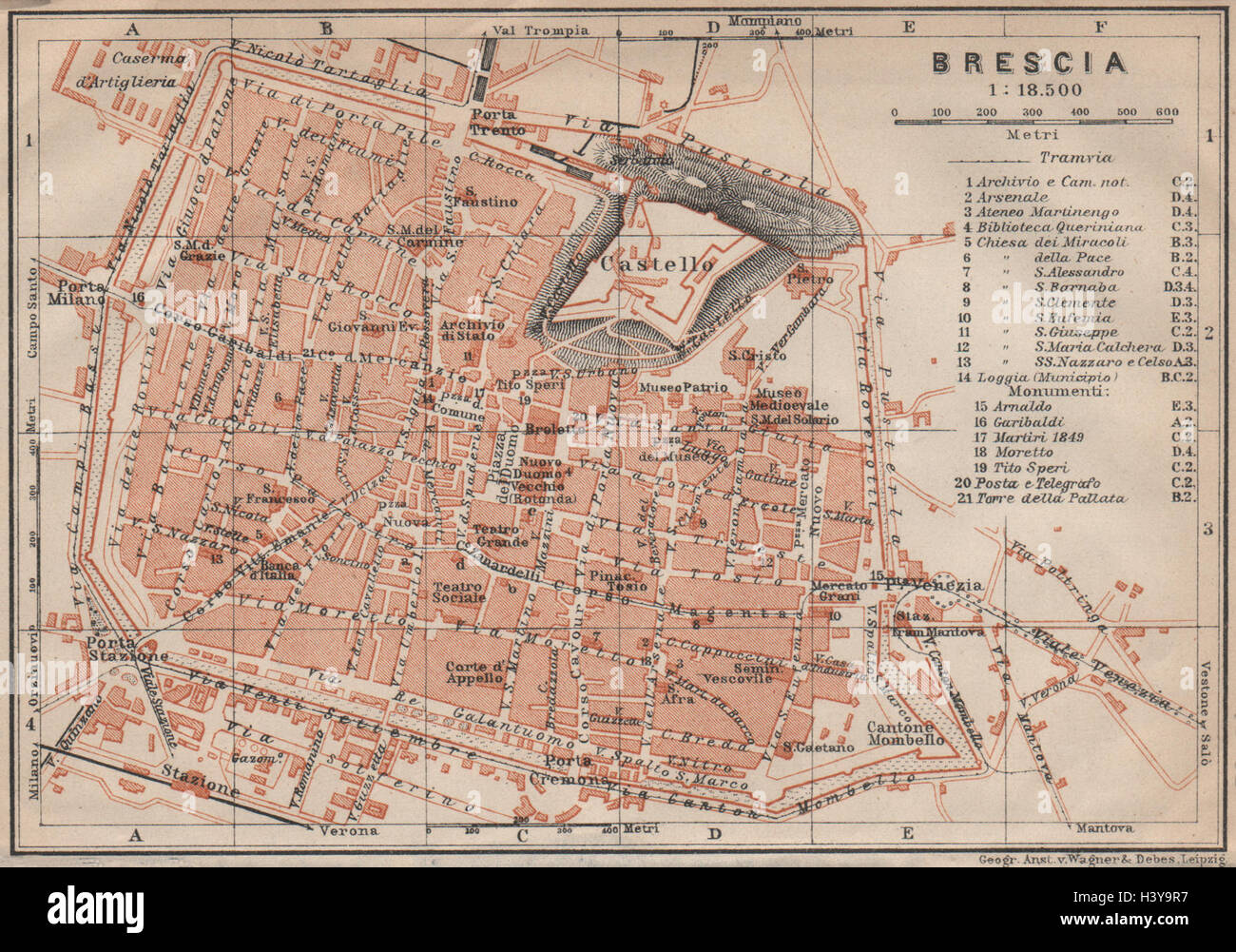 Ic Centro 3 Brescia Italy Map