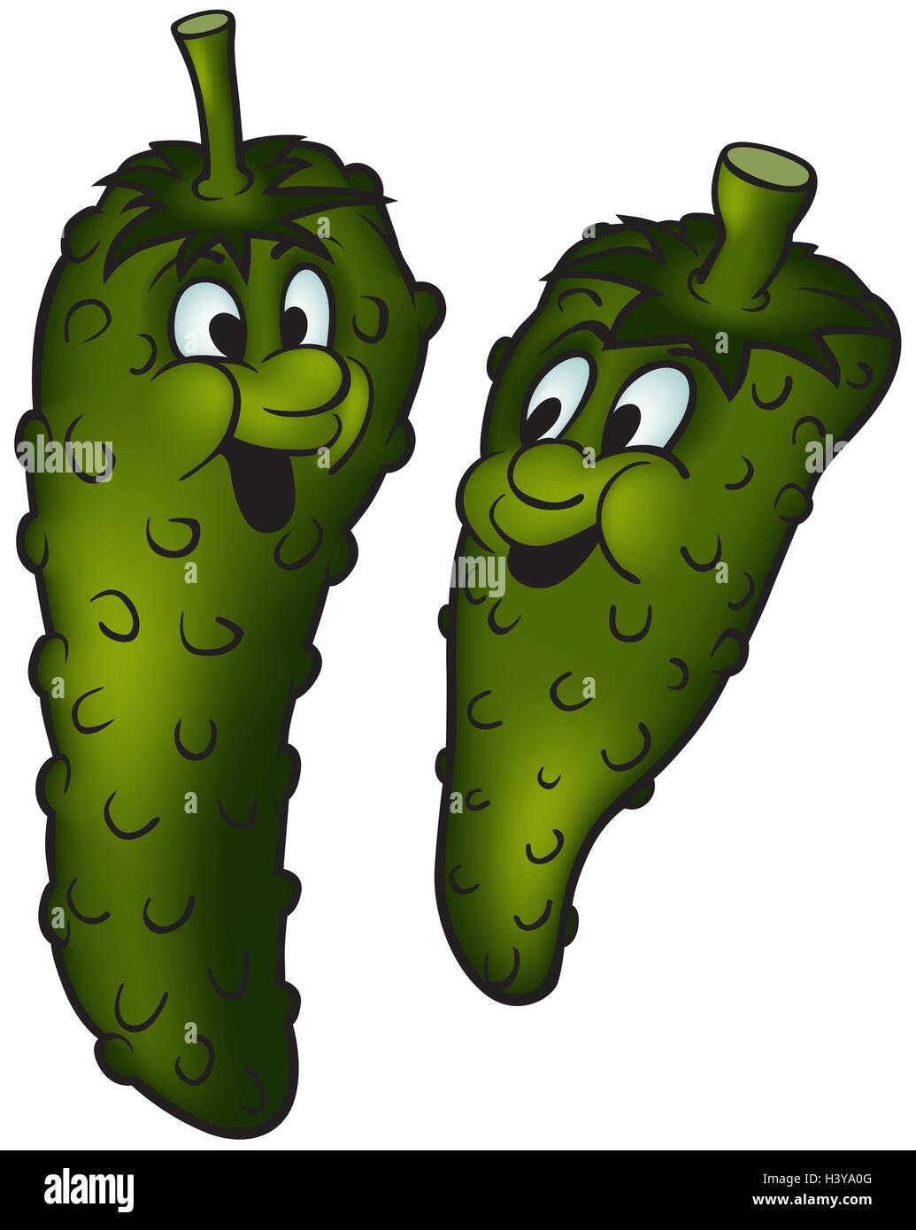Pickle cartoon hi-res stock photography and images - Alamy