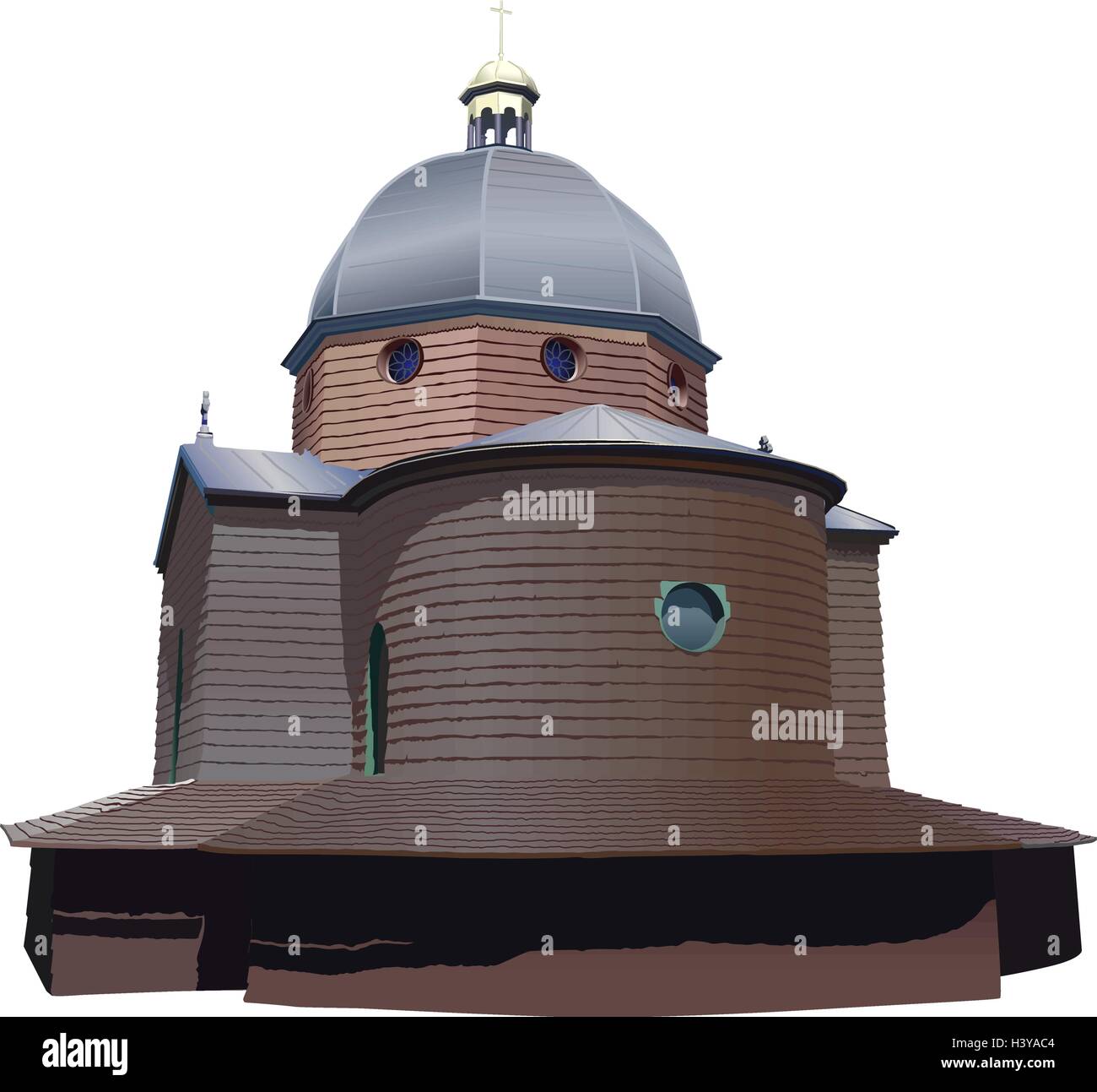 Rotunda tower Stock Vector Images - Alamy