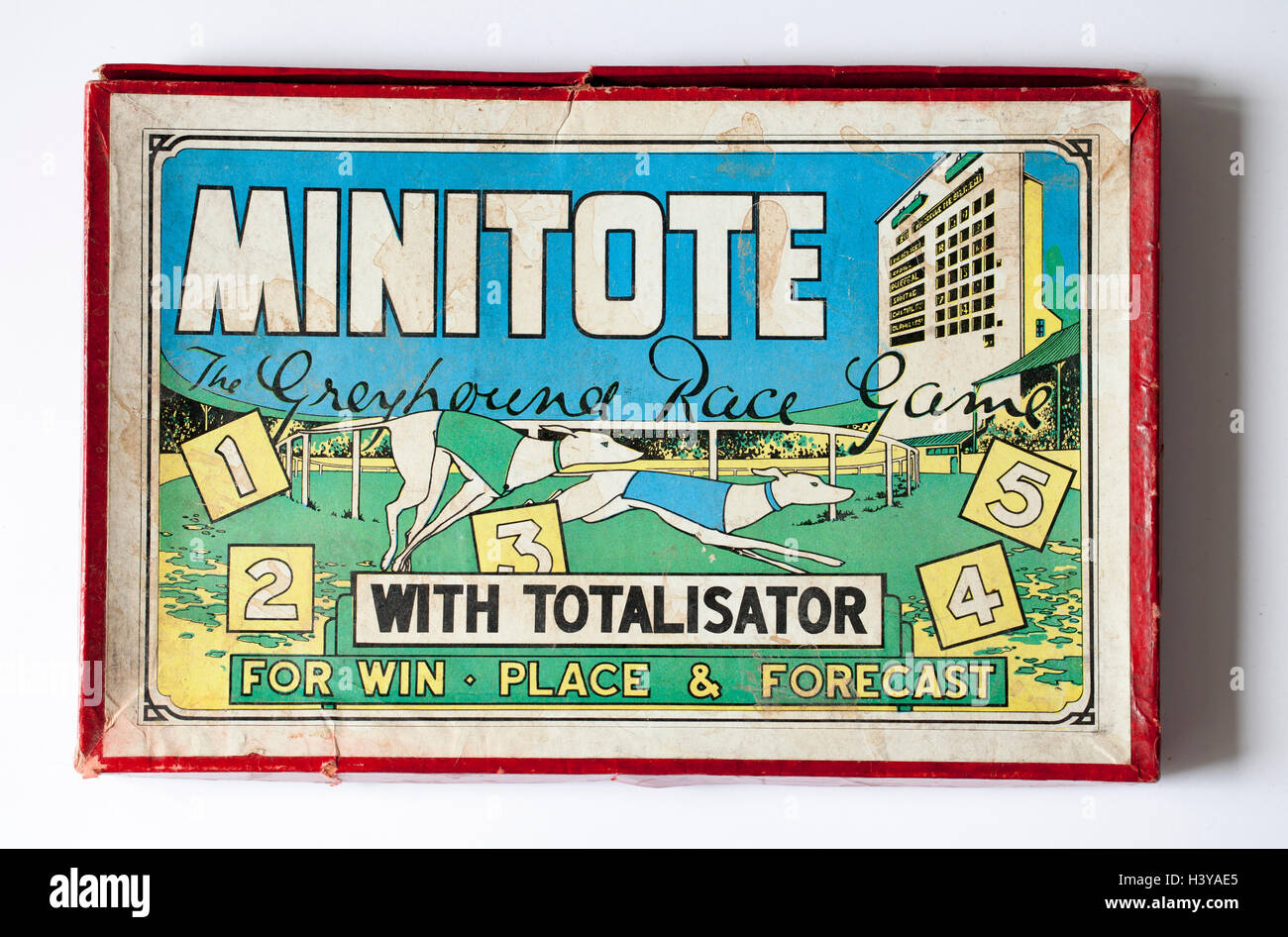 Old or Vintage Minitote The Greyhound Race Game with Totalisator Stock ...