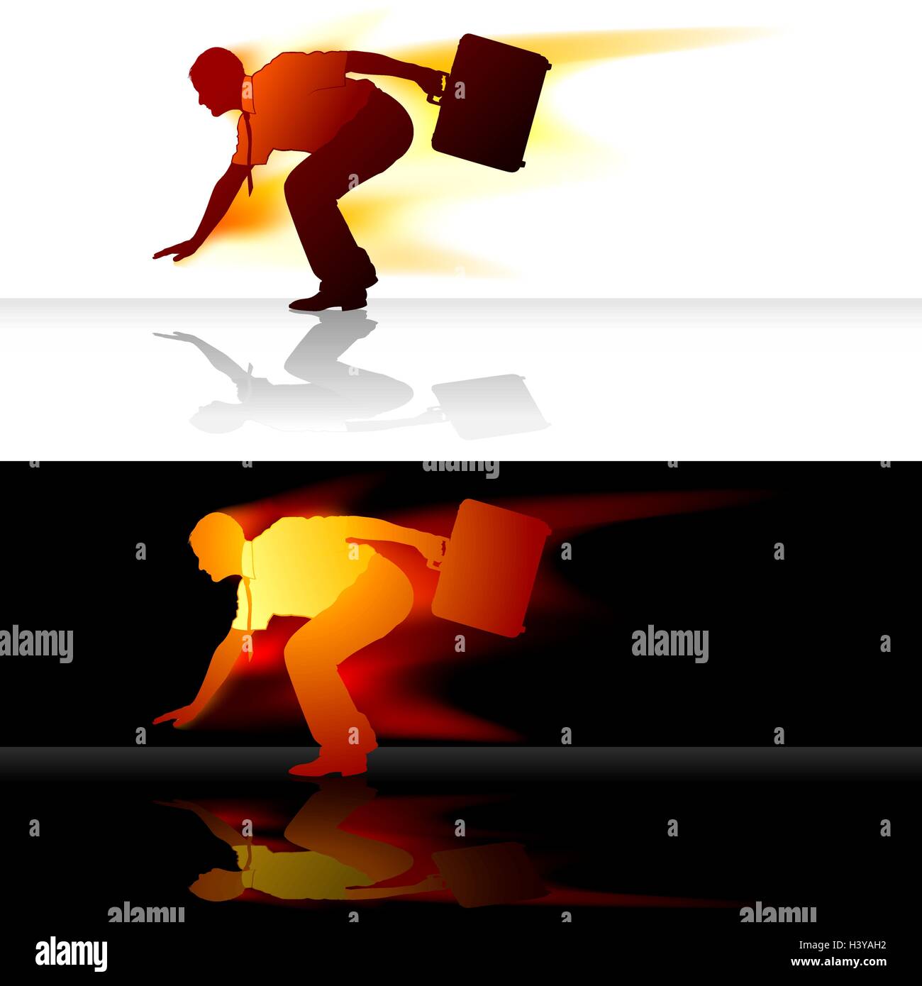 Fastest person Stock Vector Images - Alamy