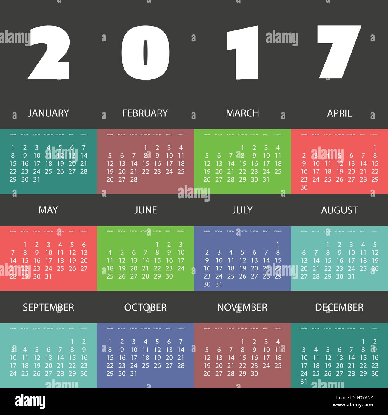 2017 every Stock Vector Images - Alamy