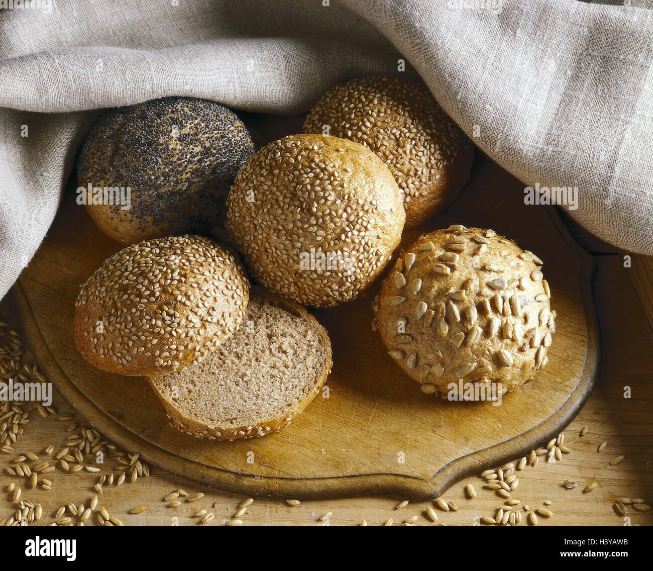 Bread rolls, sorts, differently, Still life, food, eat, nutrition ...