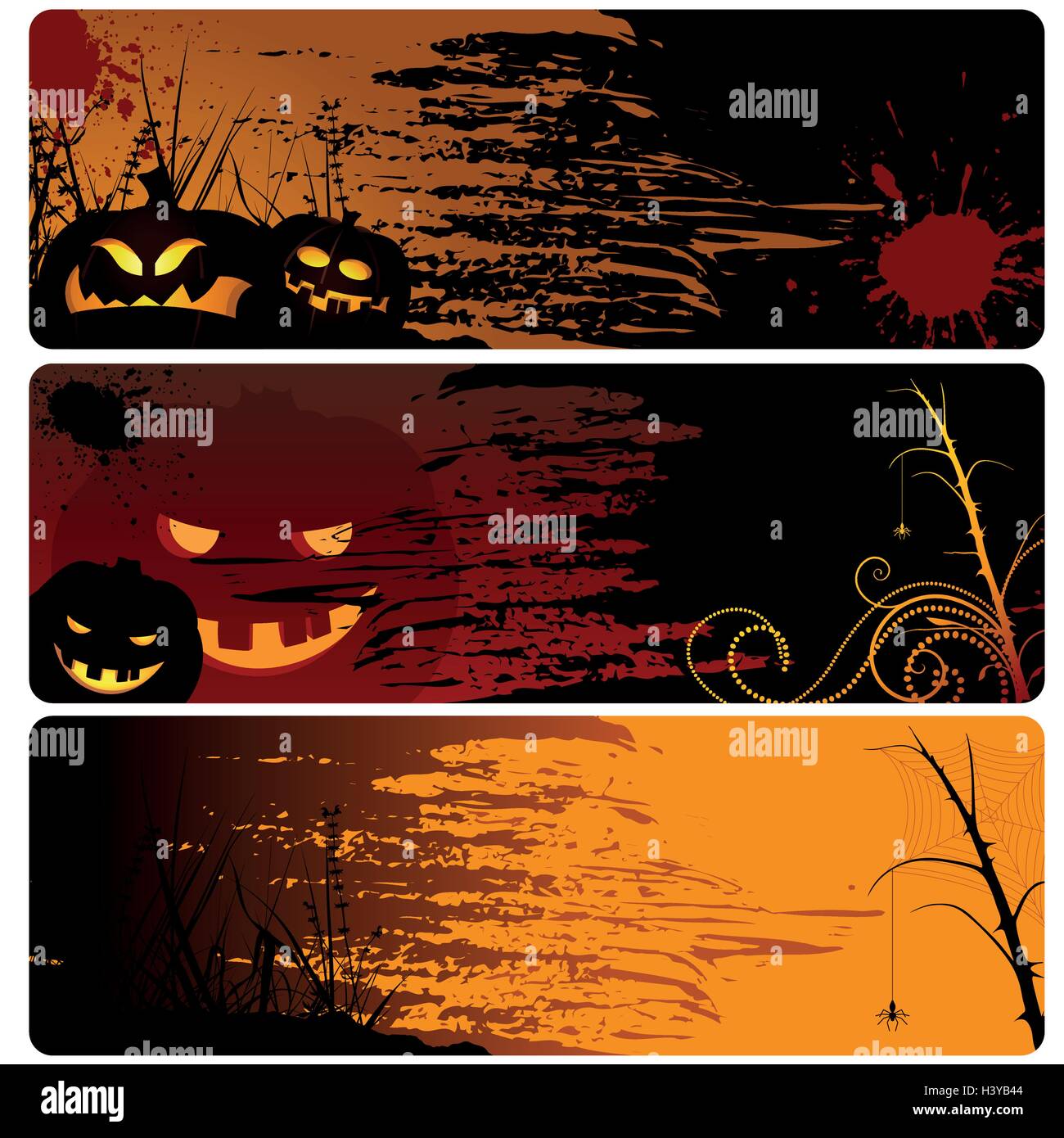 Blood banner dark Stock Vector Images - Alamy
