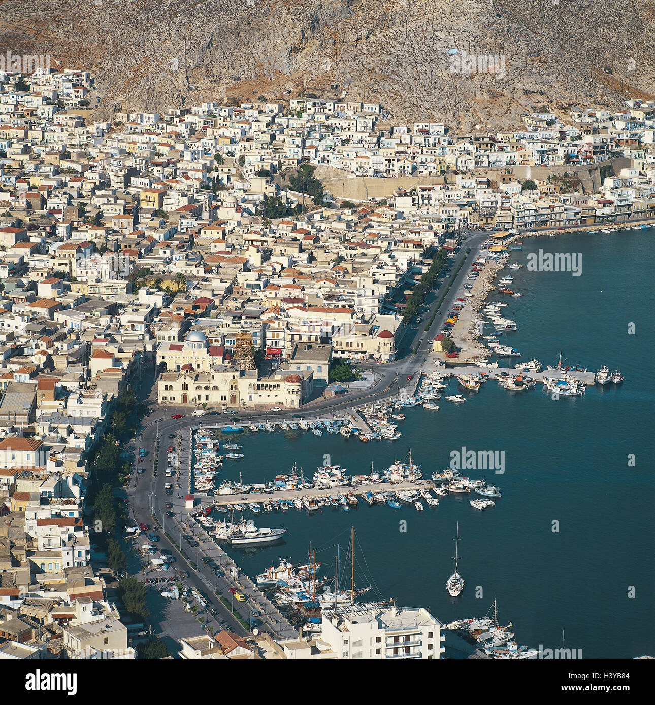Harbour of pothia kalymnos hi-res stock photography and images - Alamy
