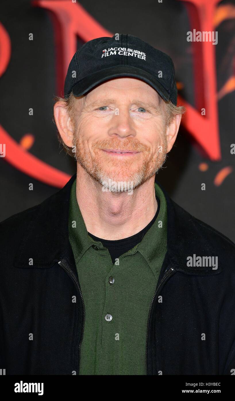 Director Ron Howard attending a photocall for his new film Inferno at ...