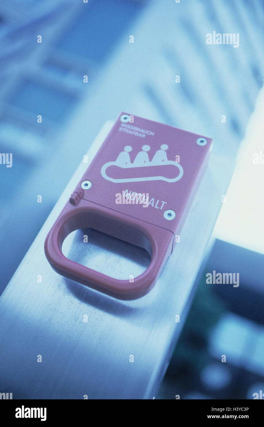 Escalator emergency stop button hi-res stock photography and images - Alamy