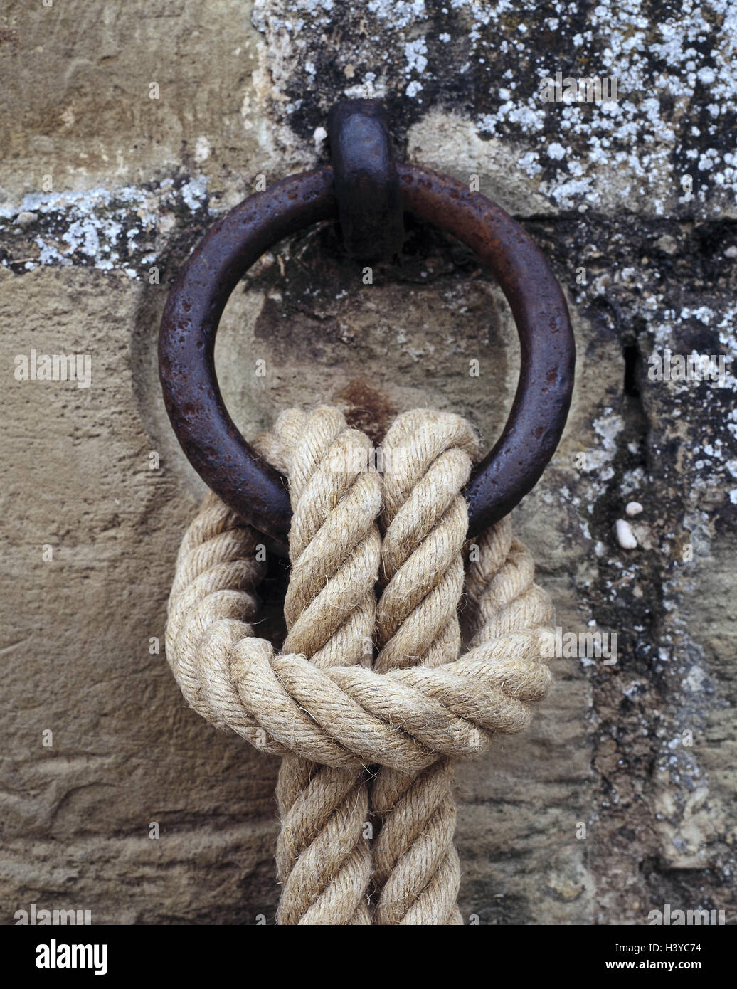 Landing stage, detail, Anlegering, rope, Still life, product ...