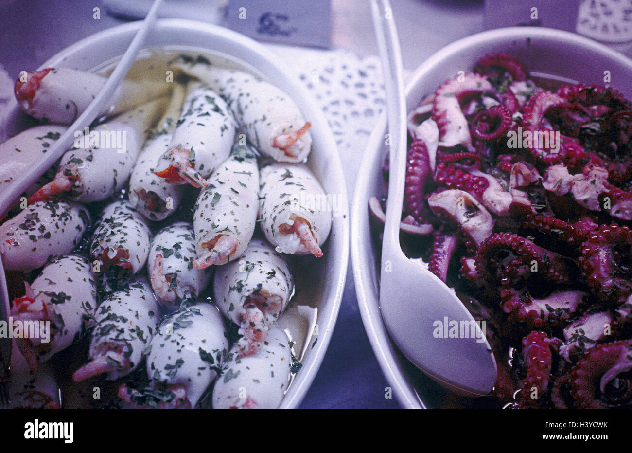 Hors-d'oeuvres, Antipasti, cuttlefish, Kalmar, inside, food, eat, salad ...